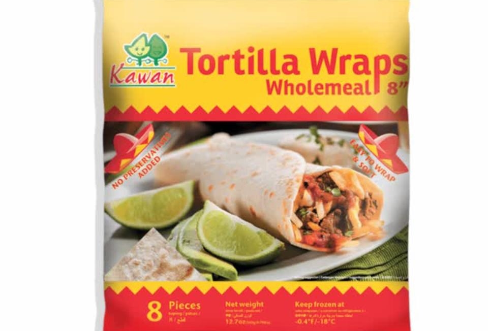 Kawan Tortilla Wraps Wholemeal 8" | myaeon2go