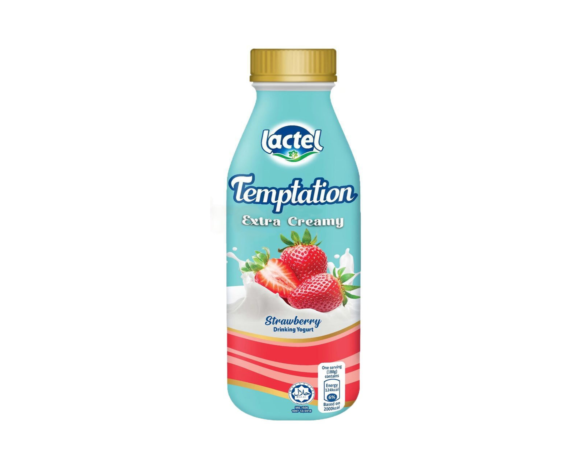 Lactel Temptation Strawberry Drinking Yogurt Temptation Strawberry ...