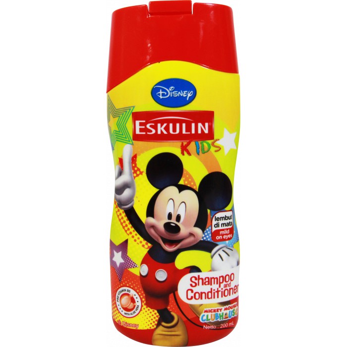 Eskulin Kids Shampoo & Conditioner Orange Mickey | myaeon2go