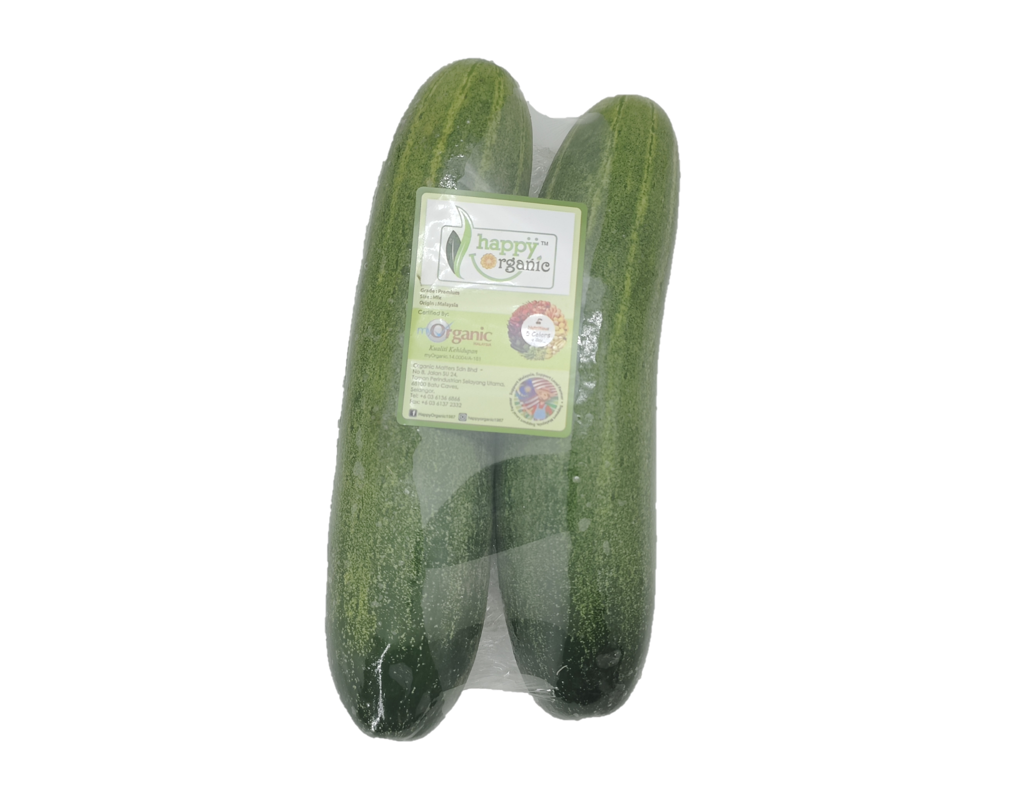 Happy Organic Organic Cucumber, 450 g - Crisp & Fresh
