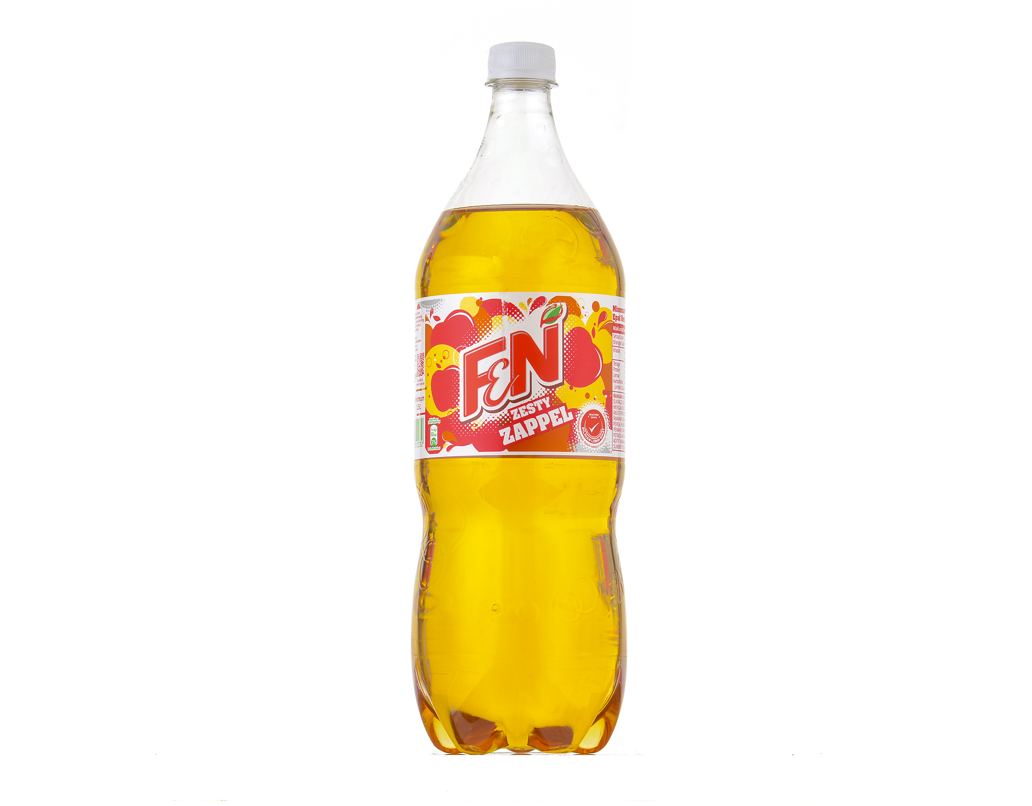 F&N Zapple Pet Drink, 1.5L - Refreshing Apple Flavor