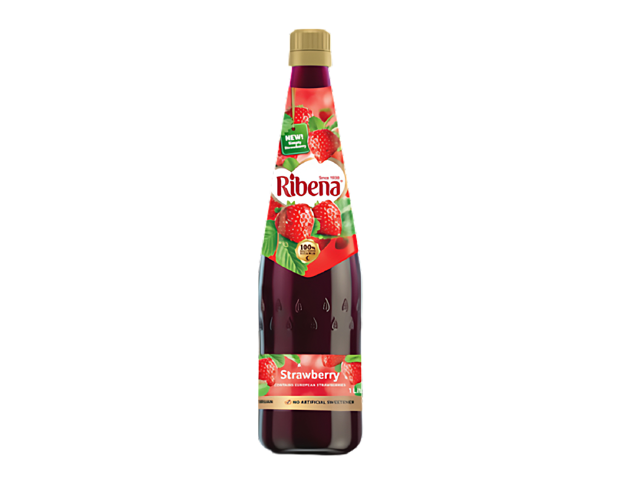Ribena Concentrated Strawberry, 1L - 100% Vitamin C