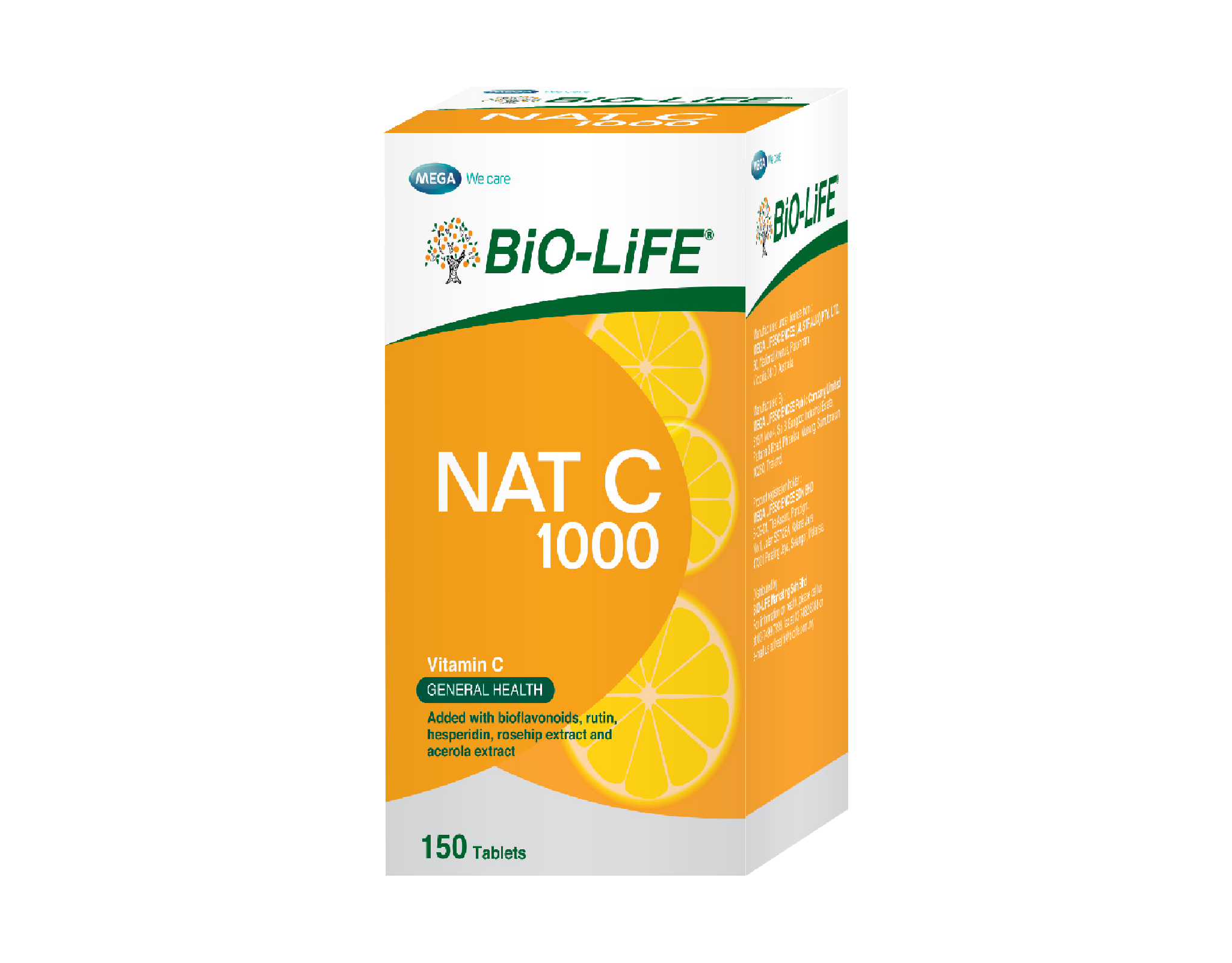 Biolife Nat C 1000 Vitamin C Tablets (1000mg) | myaeon2go