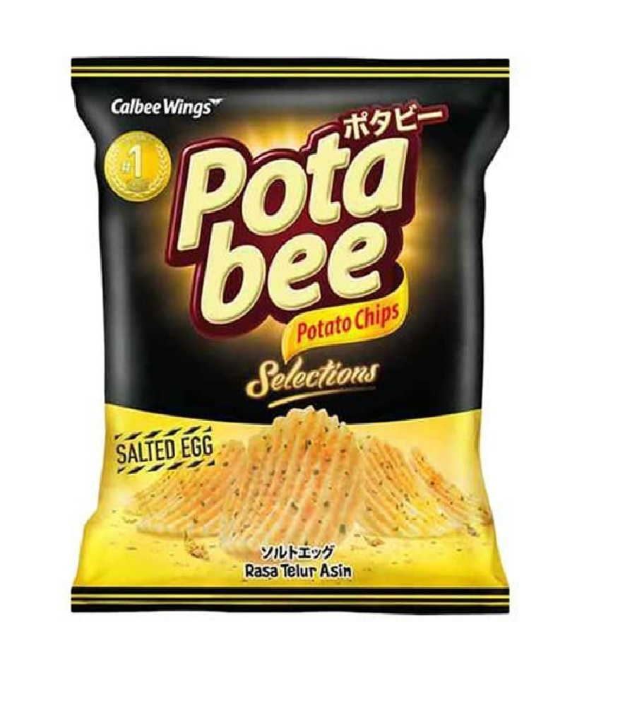 Calbee Wings Potabee Potato Chip - Salted Egg | myaeon2go