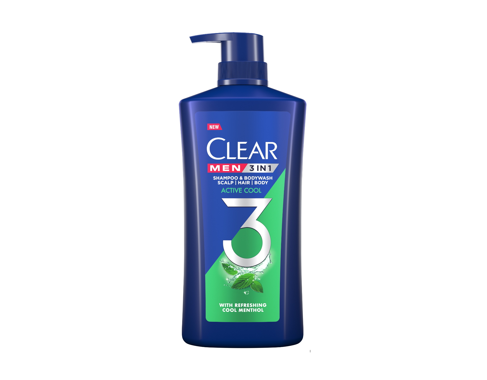 Clear Men 3 In 1 Shampoo & Bodywash Active Cool | myaeon2go