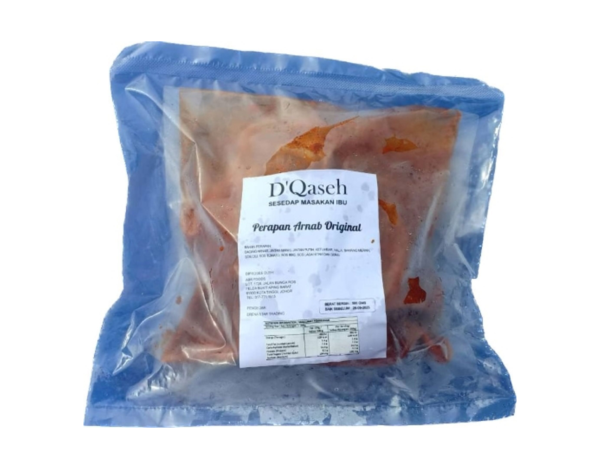 D'Qaseh Daging Arnab Perap Original (Chill) | myaeon2go