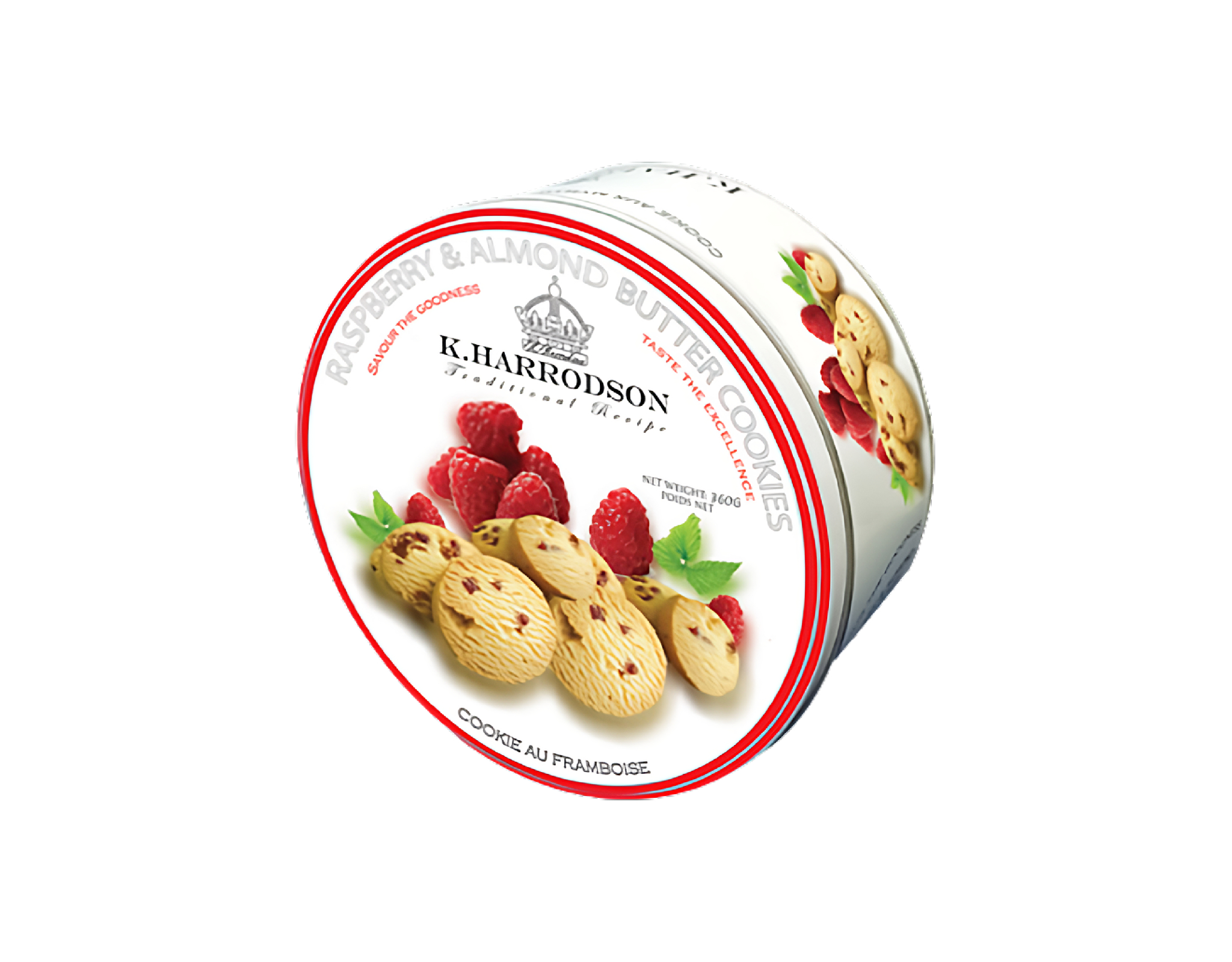 K.Harrodson Danish Butter Cookies Raspberry & Almond | myaeon2go