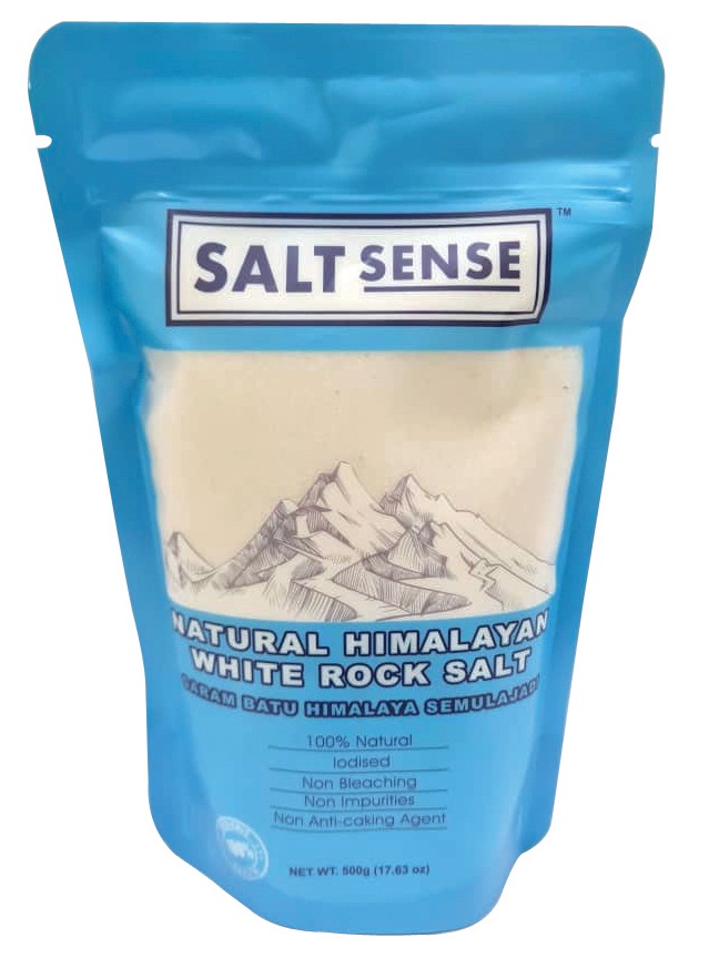 Salt Sense Natural Himalayan White Rock Salt | myaeon2go