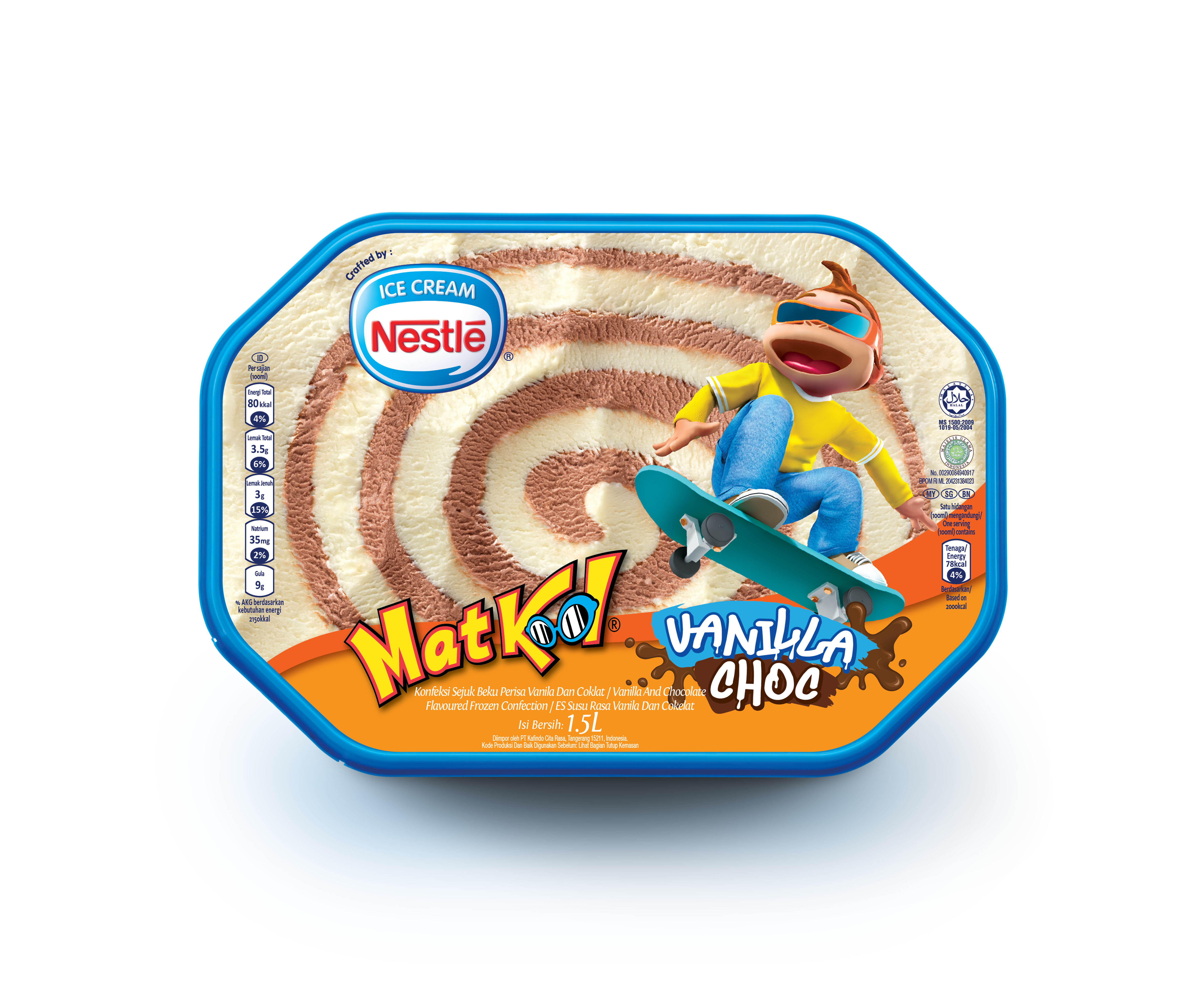 Nestle Ice Cream Matkool Vanilla Chocolate | myaeon2go