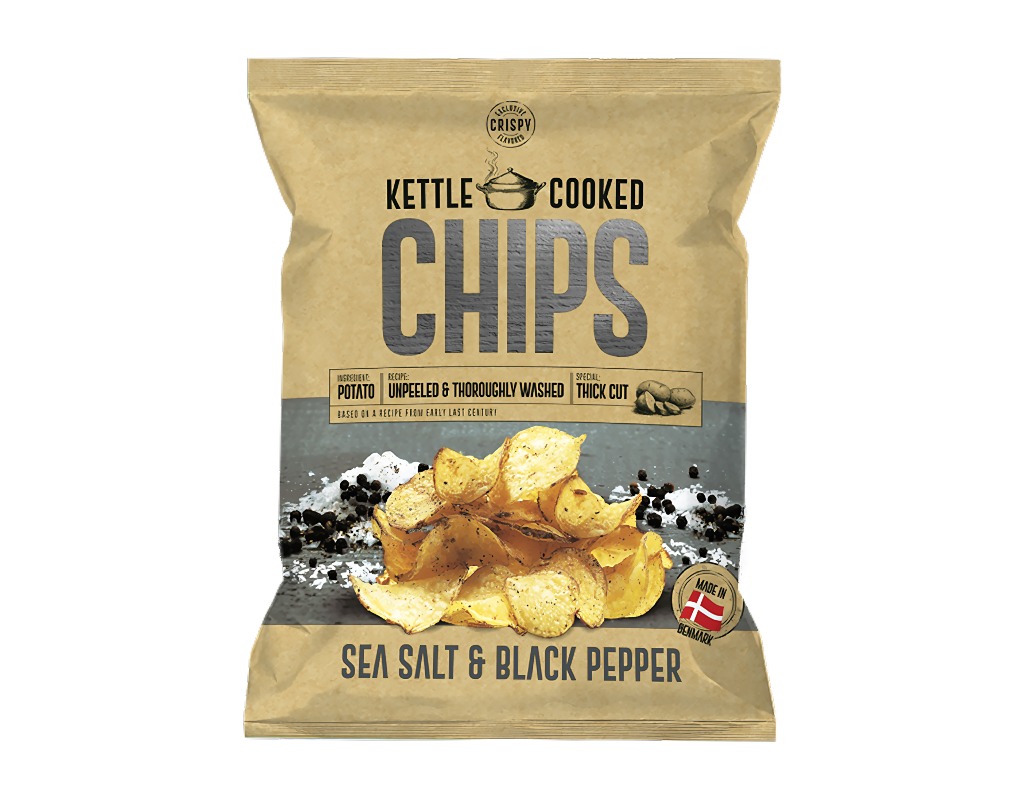 Kettle Cooked Chips Sea Salt & Black Pepper | myaeon2go