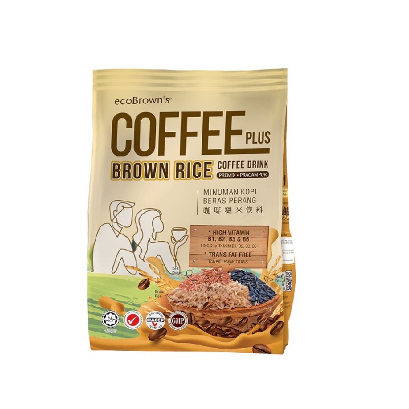 Ecobrown's Coffee Plus Brown Rice Coffee Drnk | myaeon2go