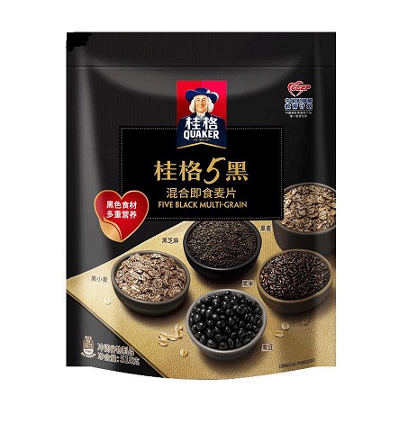 Quaker Five Black Multigrain 518g - High Fiber Cereal