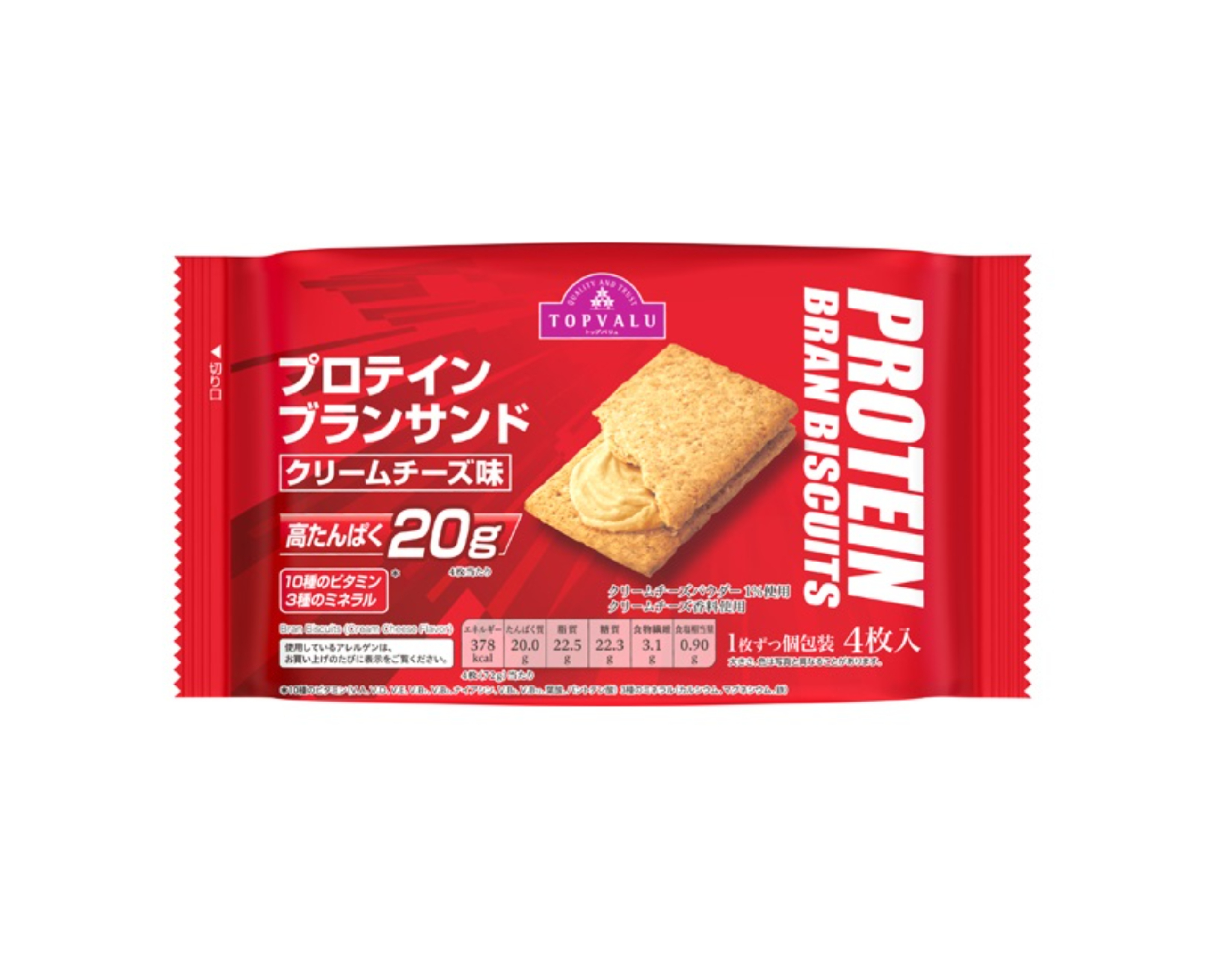 TOPVALU Protein Brans Biscuits Cream Cheese | myaeon2go