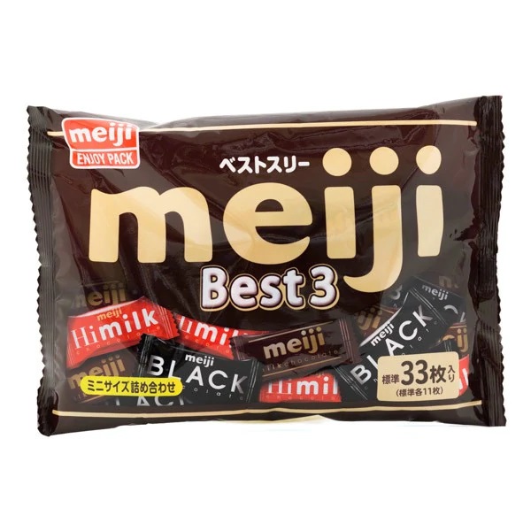 Meiji Best Three Chocolate Assorted Best Three Chocolate Assorted ...