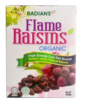 Radiant Organic Flame Raisin | myaeon2go