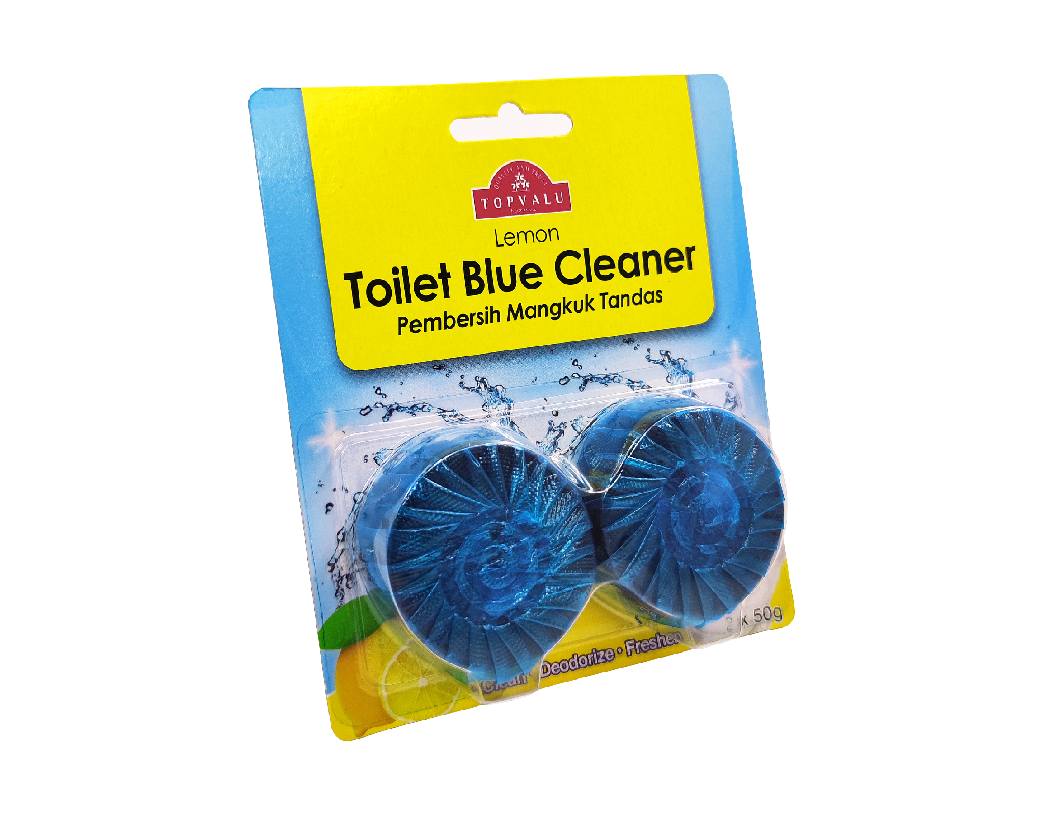 TOPVALU Toilet Blue Cleaner Lemon | myaeon2go