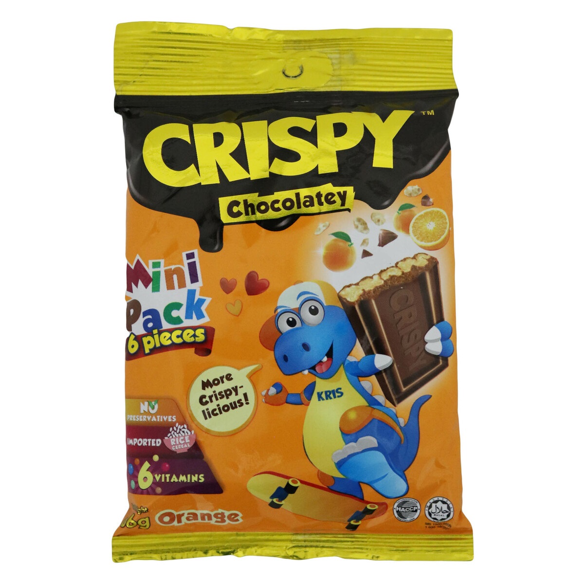 Crispy Chocolatey Bar Mini Pack Orange | myaeon2go