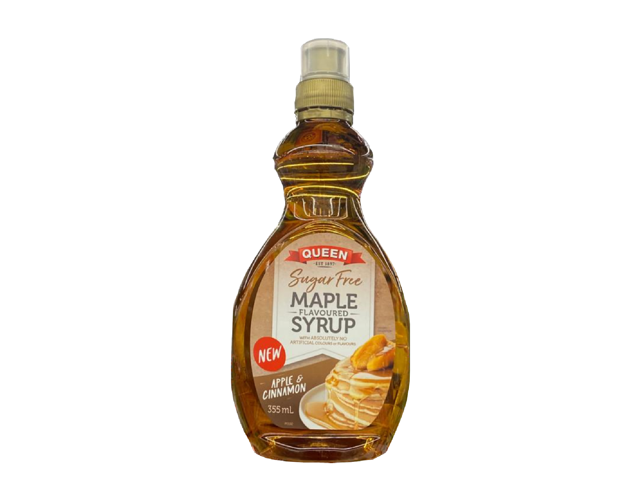 Queen Sugar Free Apple & Cinnamon Maple Flavoured Syrup | myaeon2go