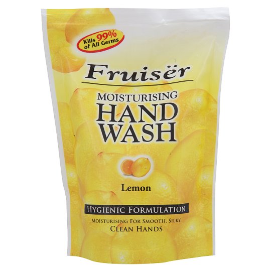 Fruiser Hand Wash Refill Lemon, 400ml - Anti-Bacterial