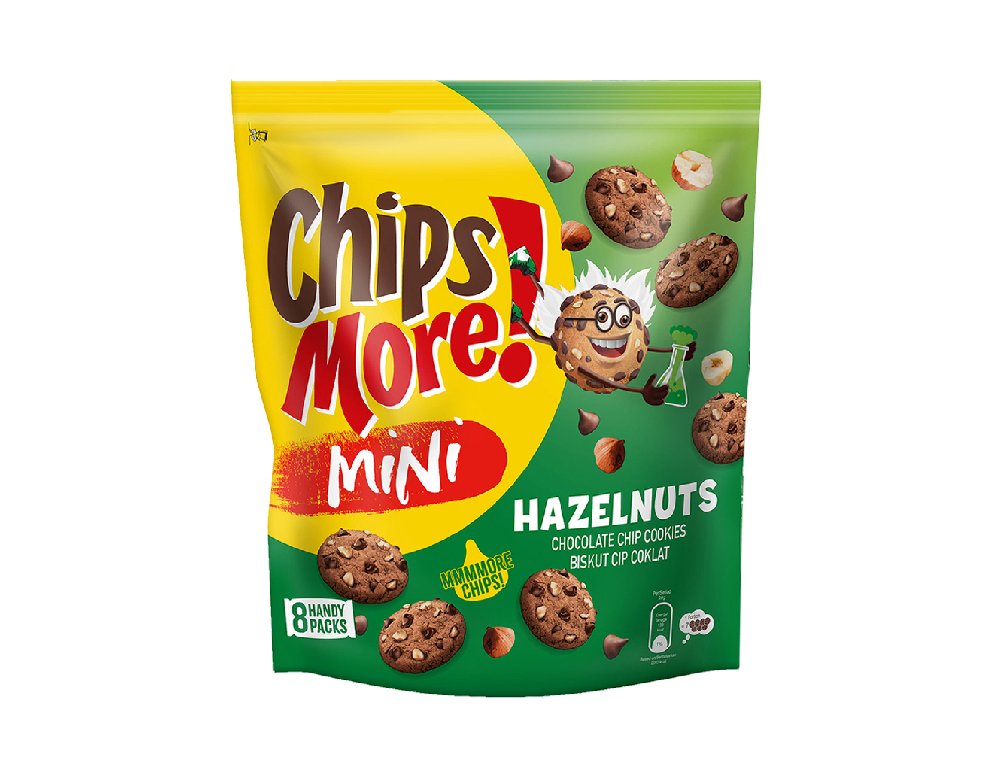 Chipsmore Chocolate Chip Cookies Mini Hazelnut Handy Multipack ...
