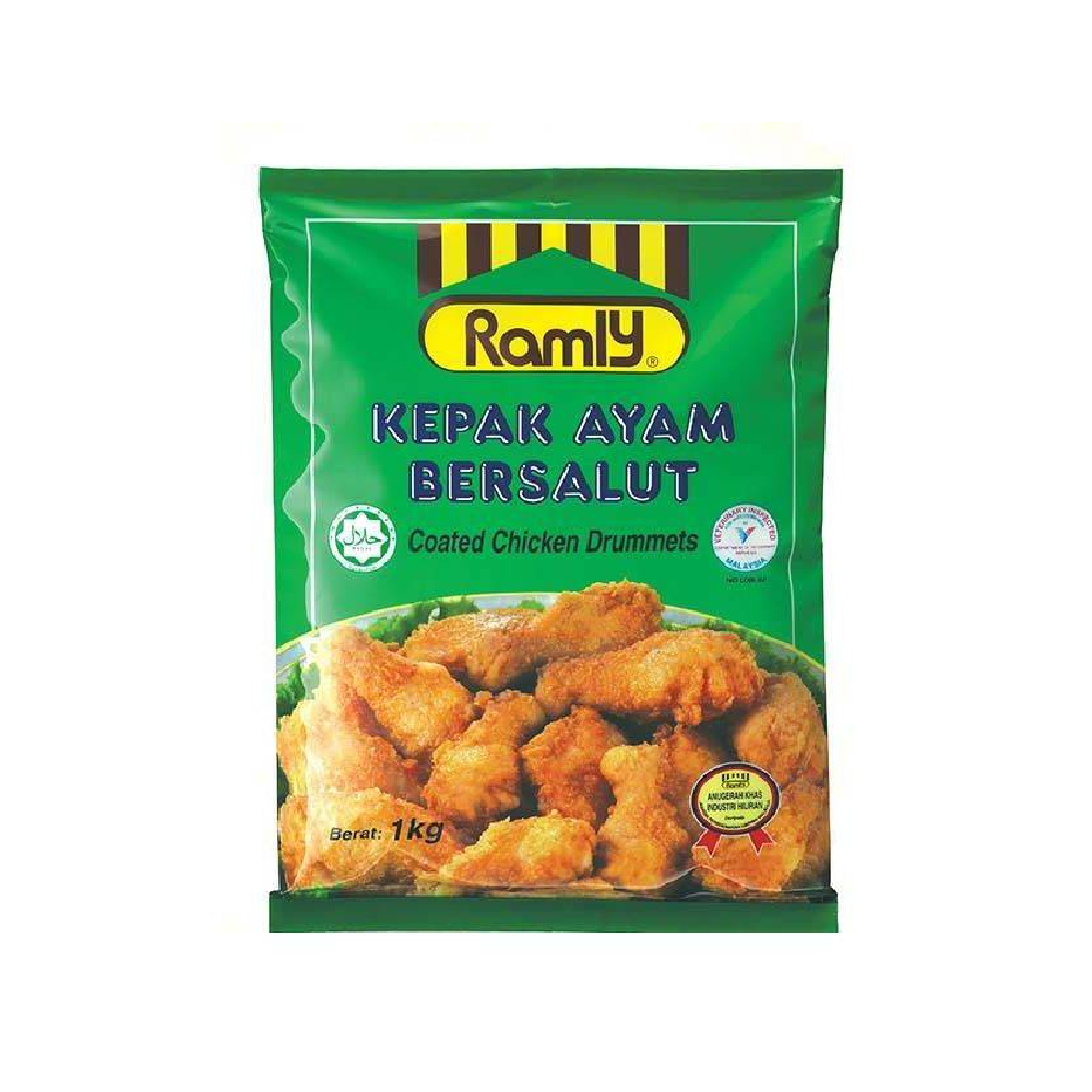 Ramly Breaded Chicken Drummets, 1 kg - Delicious & Easy