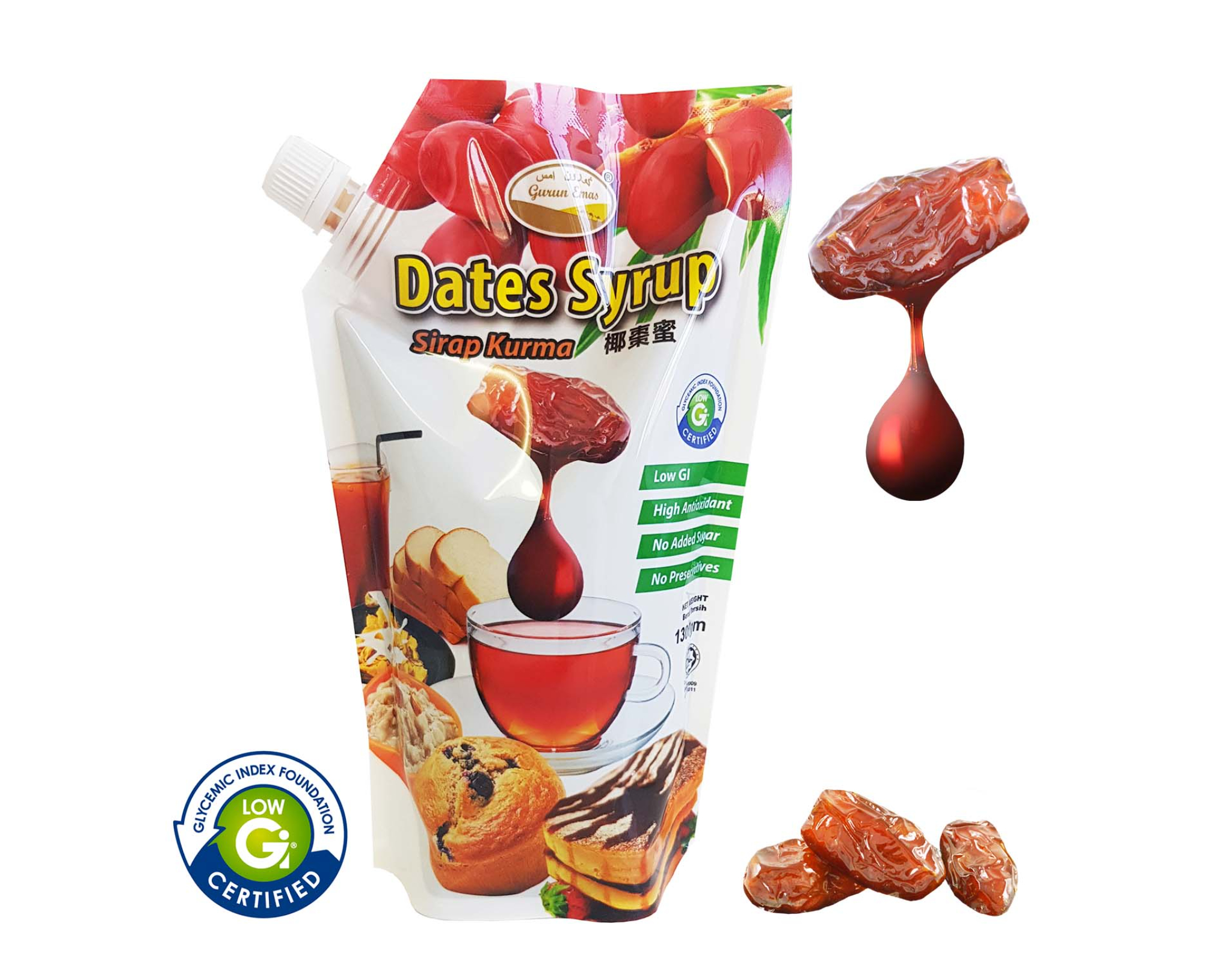 Gurun Emas Dates Syrup Family Pack 1.3kg | myaeon2go