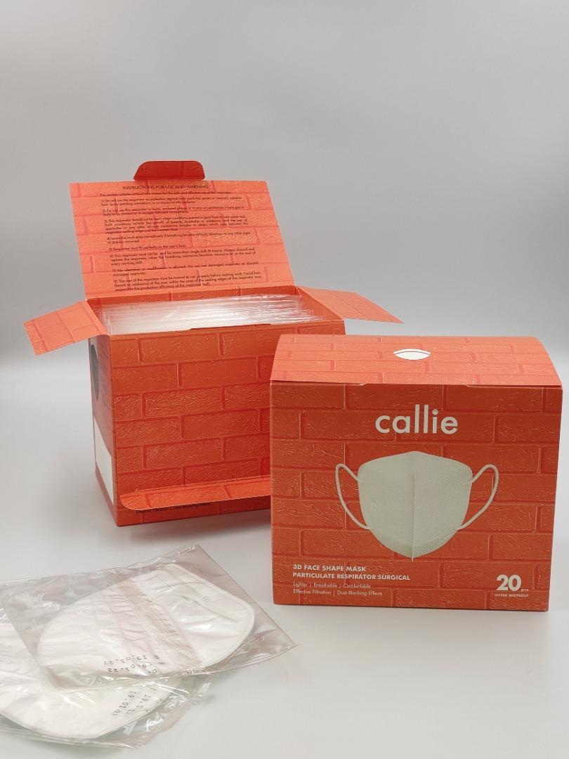 Callie 3D Respirator (White) | myaeon2go