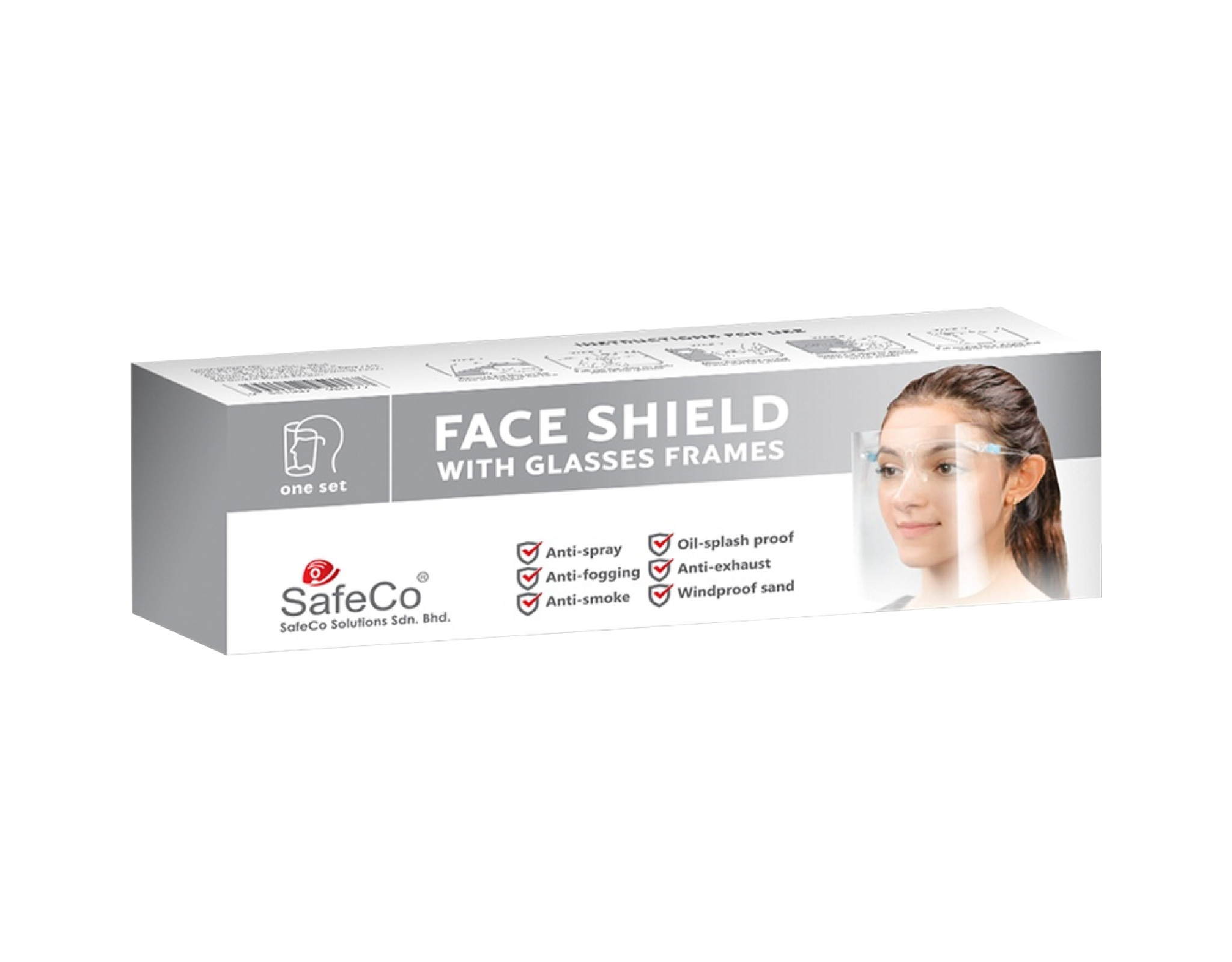 Safeco Faceshield With Glases Frame | myaeon2go