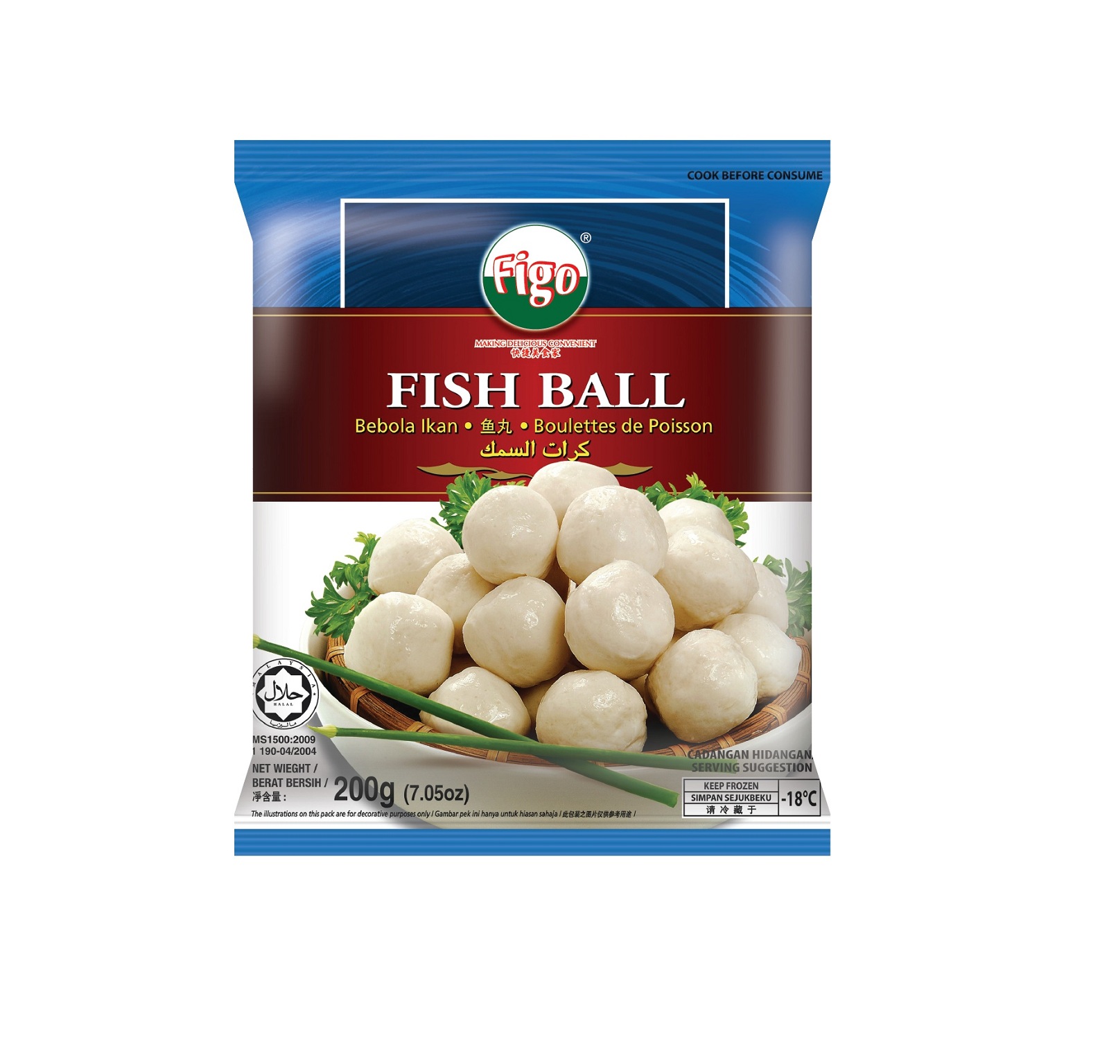 Figo Frozen White Fish Ball | myaeon2go
