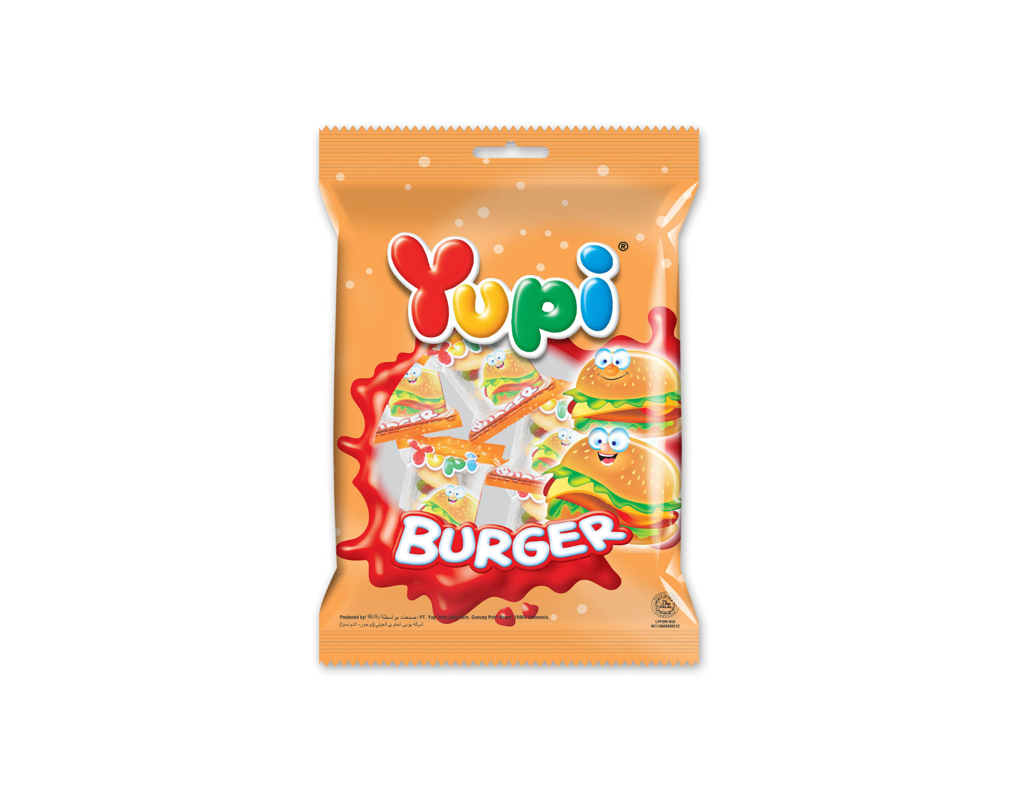 Yupi Gummy Mini Burger, 90 g - Fun Snack