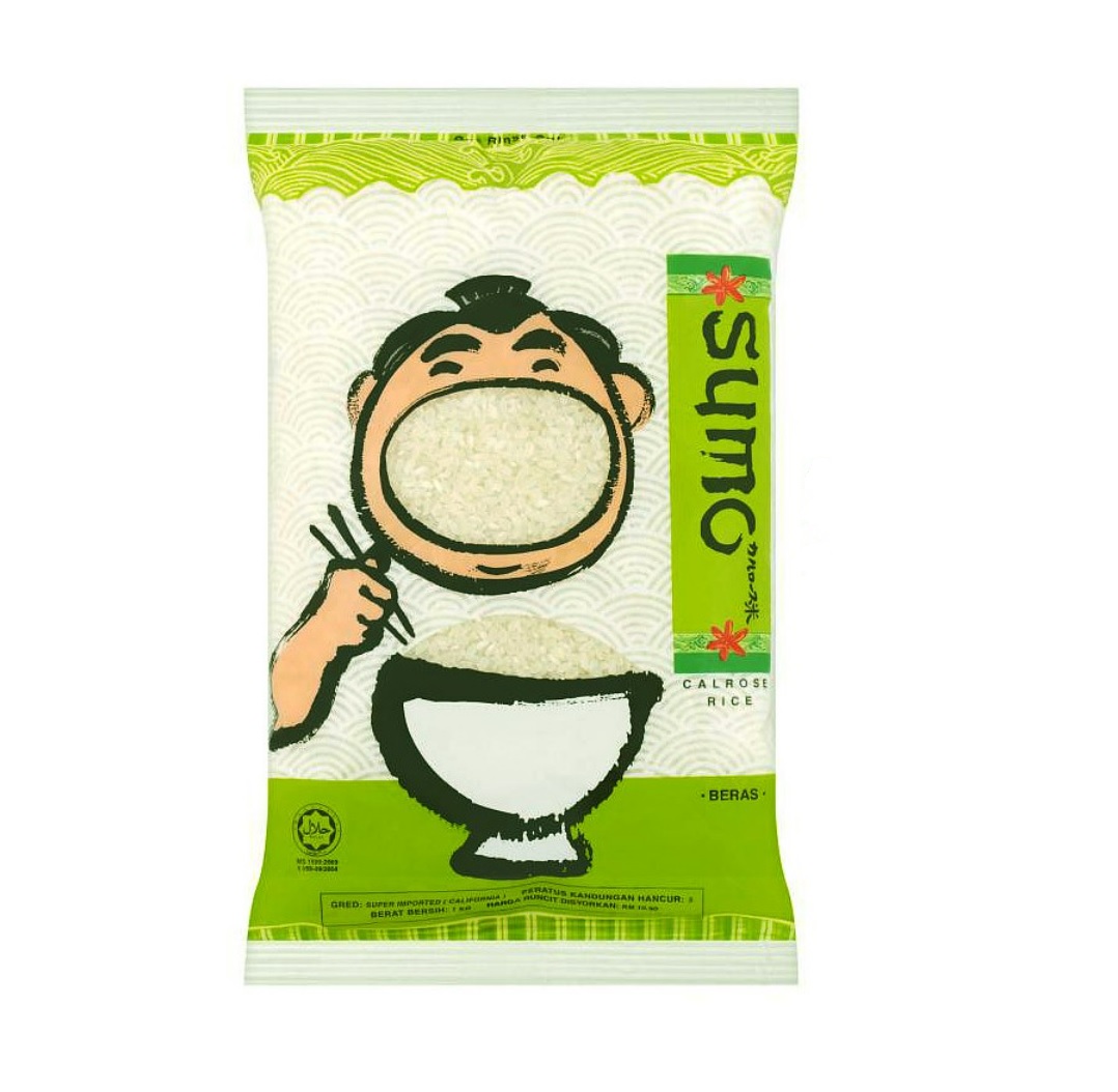 Sumo Calrose Rice, 2kg - Perfect for Sushi