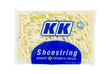 KK Golden Shoestring Fries, 1 kg - Crispy Delight