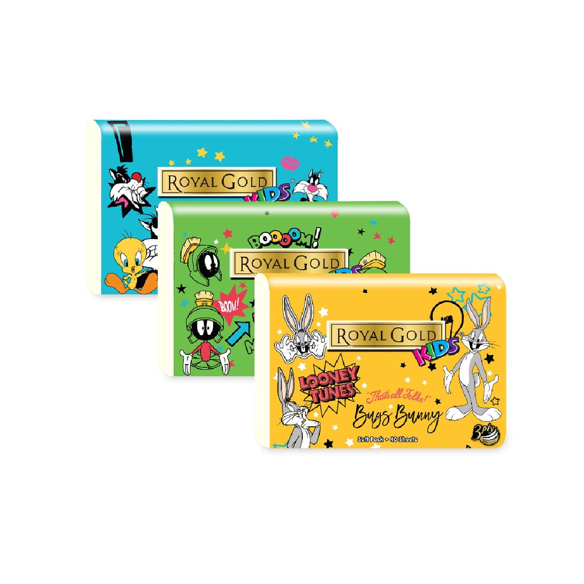 Royal Gold Soft Pack 3 Ply Looney Tunes | myaeon2go