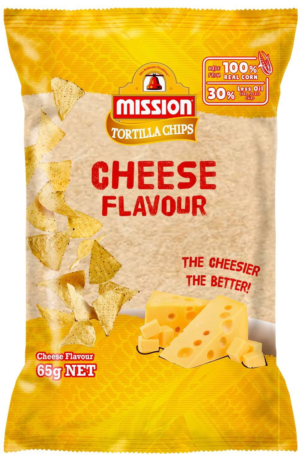 Mission Tortilla Chips Cheese | myaeon2go
