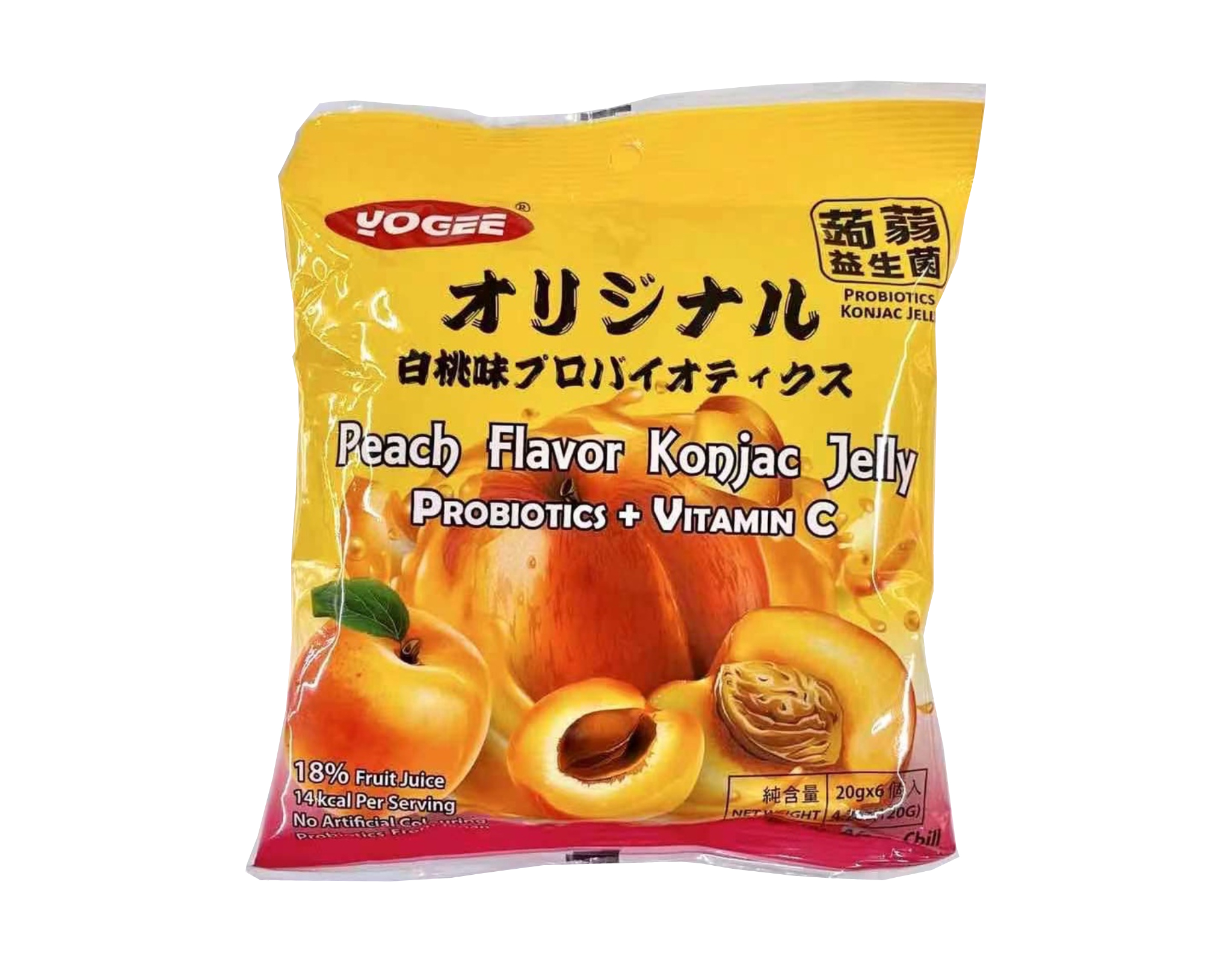 Yogee Konjac Probiotics + Vitamin C Peach Flavor | myaeon2go