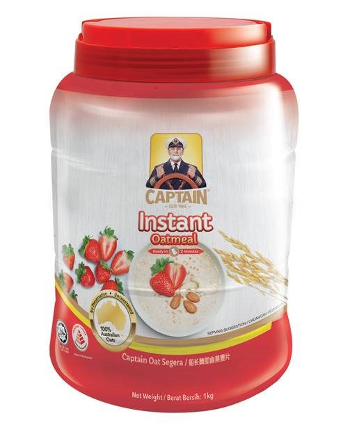 Captain Oats Instant Oatmeal (Jar) | myaeon2go