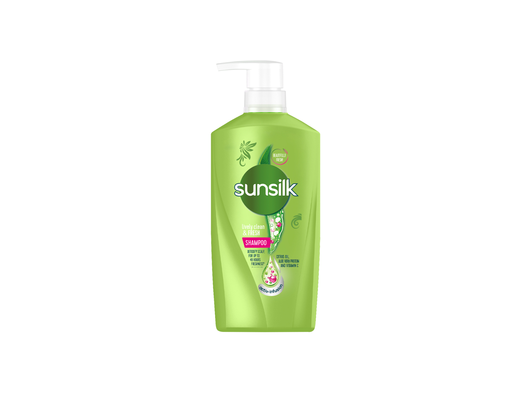Sunsilk Shampoo Clean & Fresh 650ml - Long-lasting Fresh