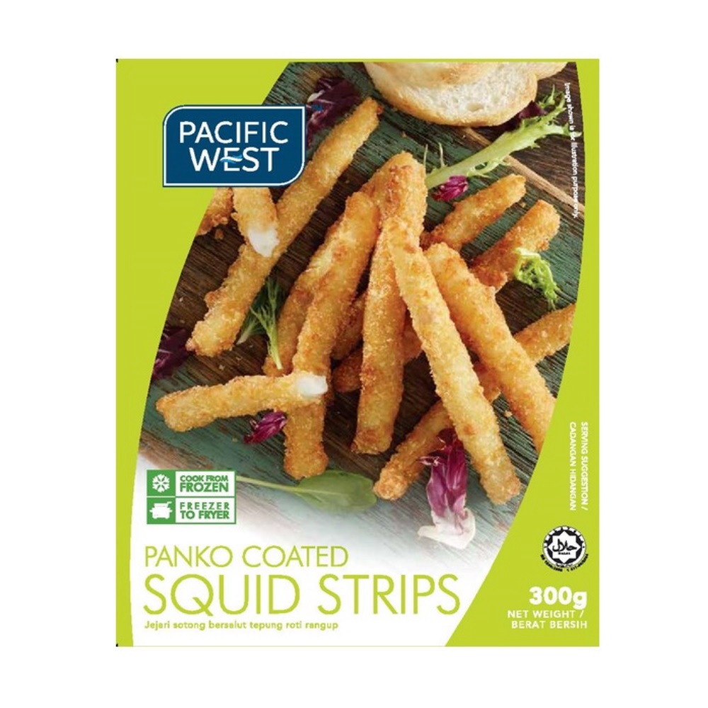 Pacific West Panko Coated Squid Strips | myaeon2go
