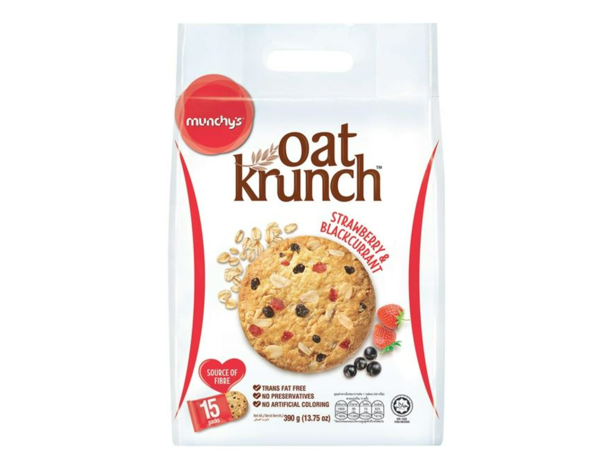 Munchy's Oat Krunch 416g – Strawberry & Fibre