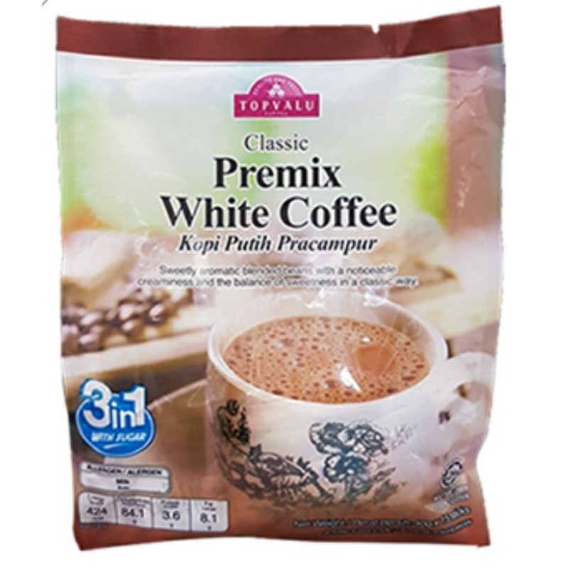 TOPVALU Premix 3 In 1 White Coffee | myaeon2go