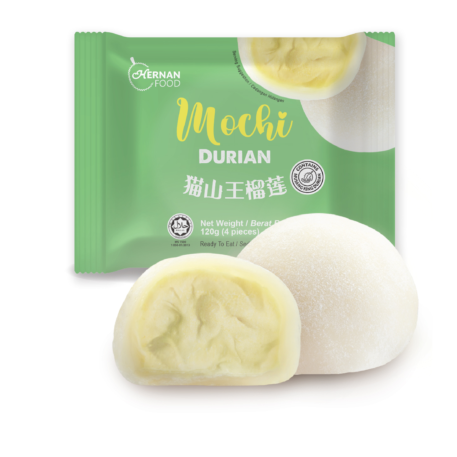 Hernan Food Durian Mochi | myaeon2go