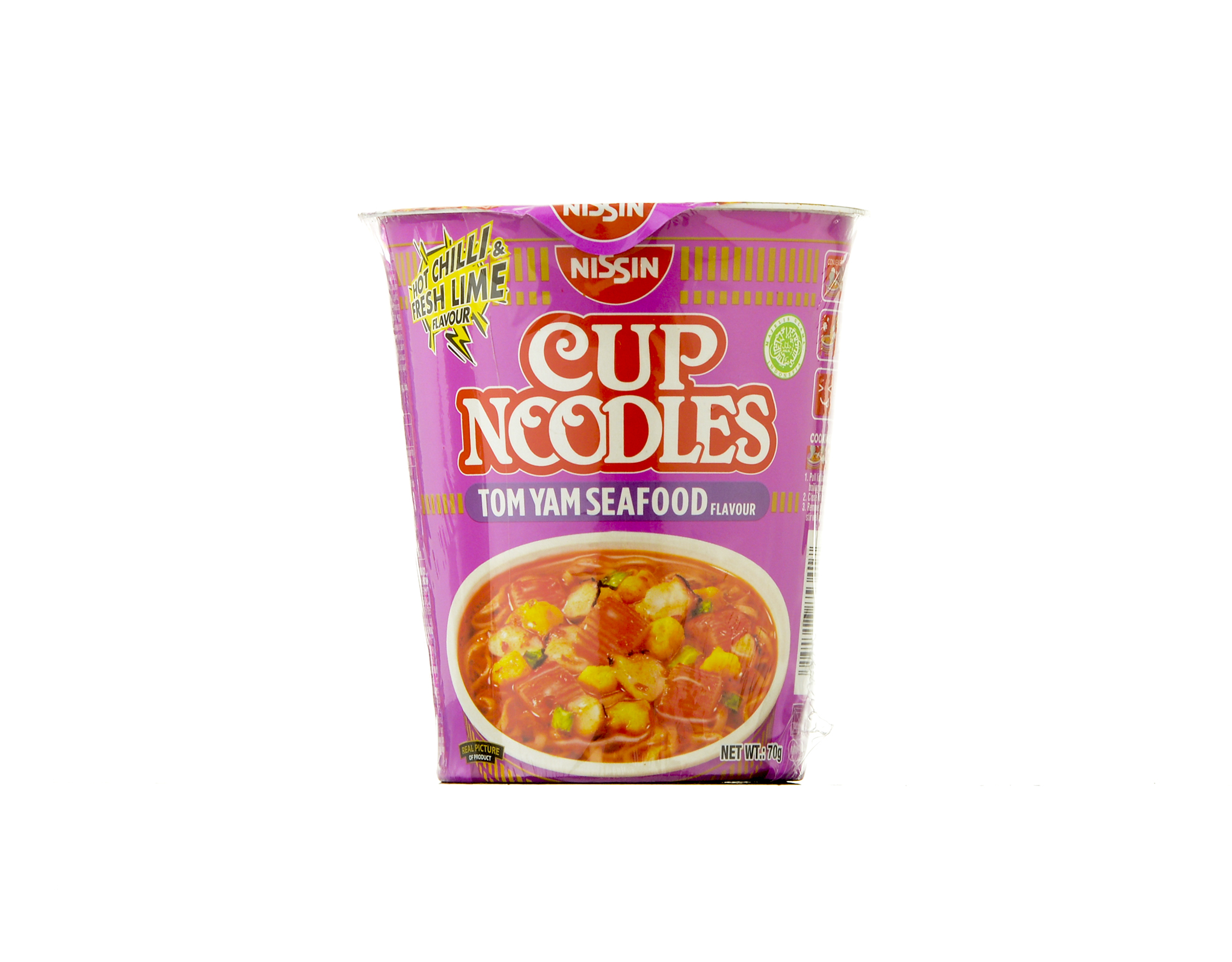 Nissin Indonesia Tom Yam Seafood, 70g - Authentic Taste