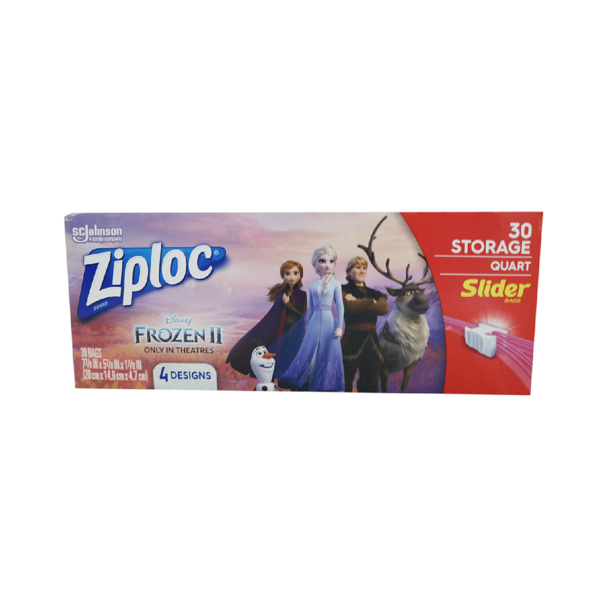 Ziploc Disney Frozen Quart Storage Slider | myaeon2go