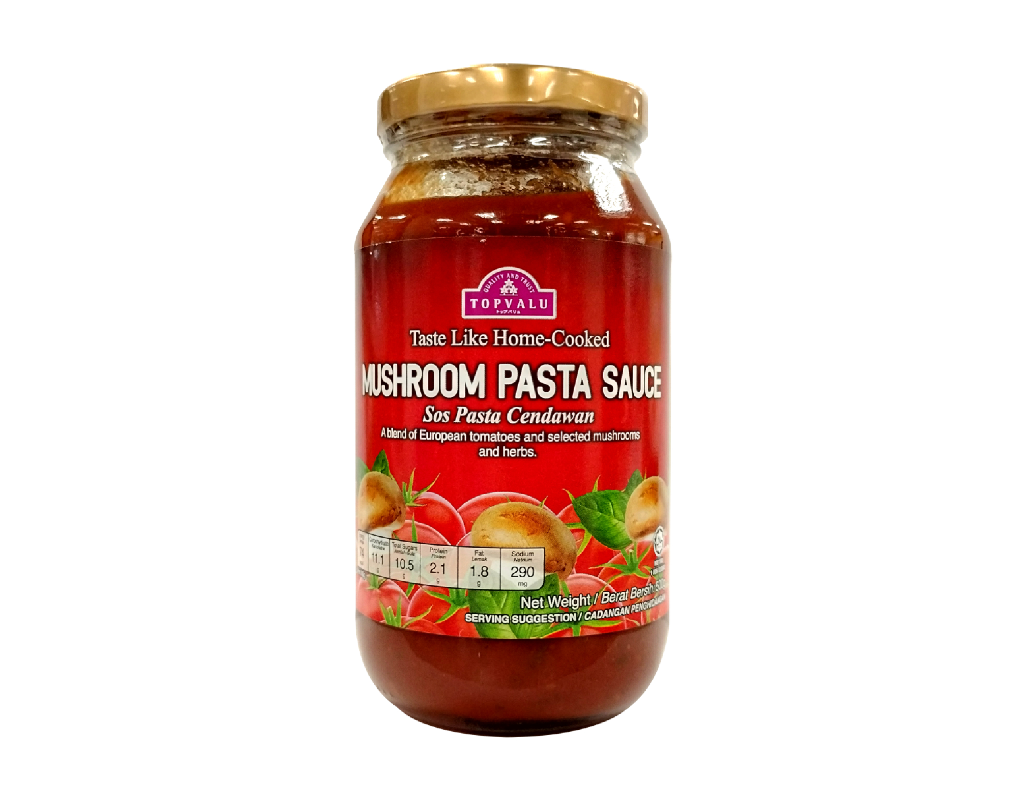 TOPVALU Pasta Sauce Mushroom | myaeon2go
