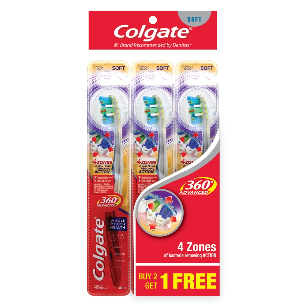 Colgate 360 Toothbrush-Medium | myaeon2go