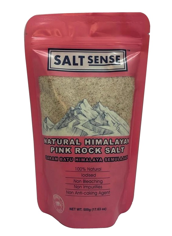 Salt Sense Natural Himalayan Pink Rock Salt | myaeon2go