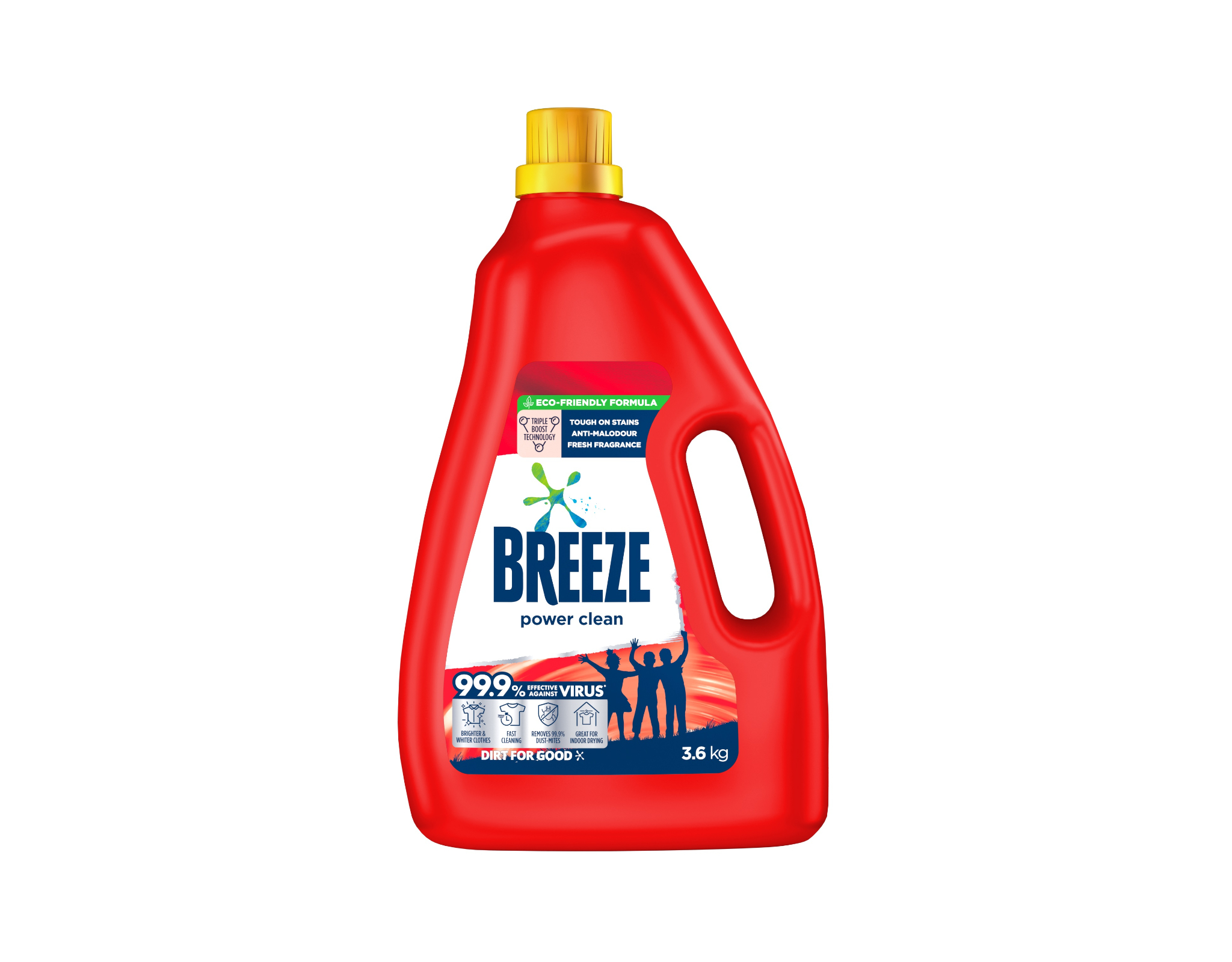 Breeze Liquid Power Clean Eco-Friendly Formula with Triple B
