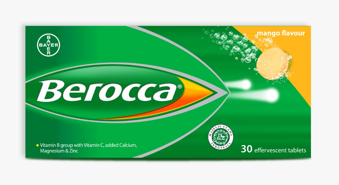 Berocca Berocca Effervescent Tab Mango Flavour | myaeon2go