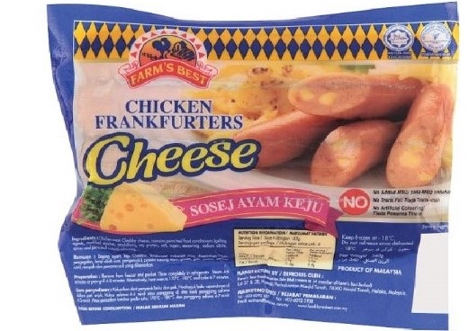 Farm's Best Chicken Frankfurter with Onion and Cheese | myaeon2go