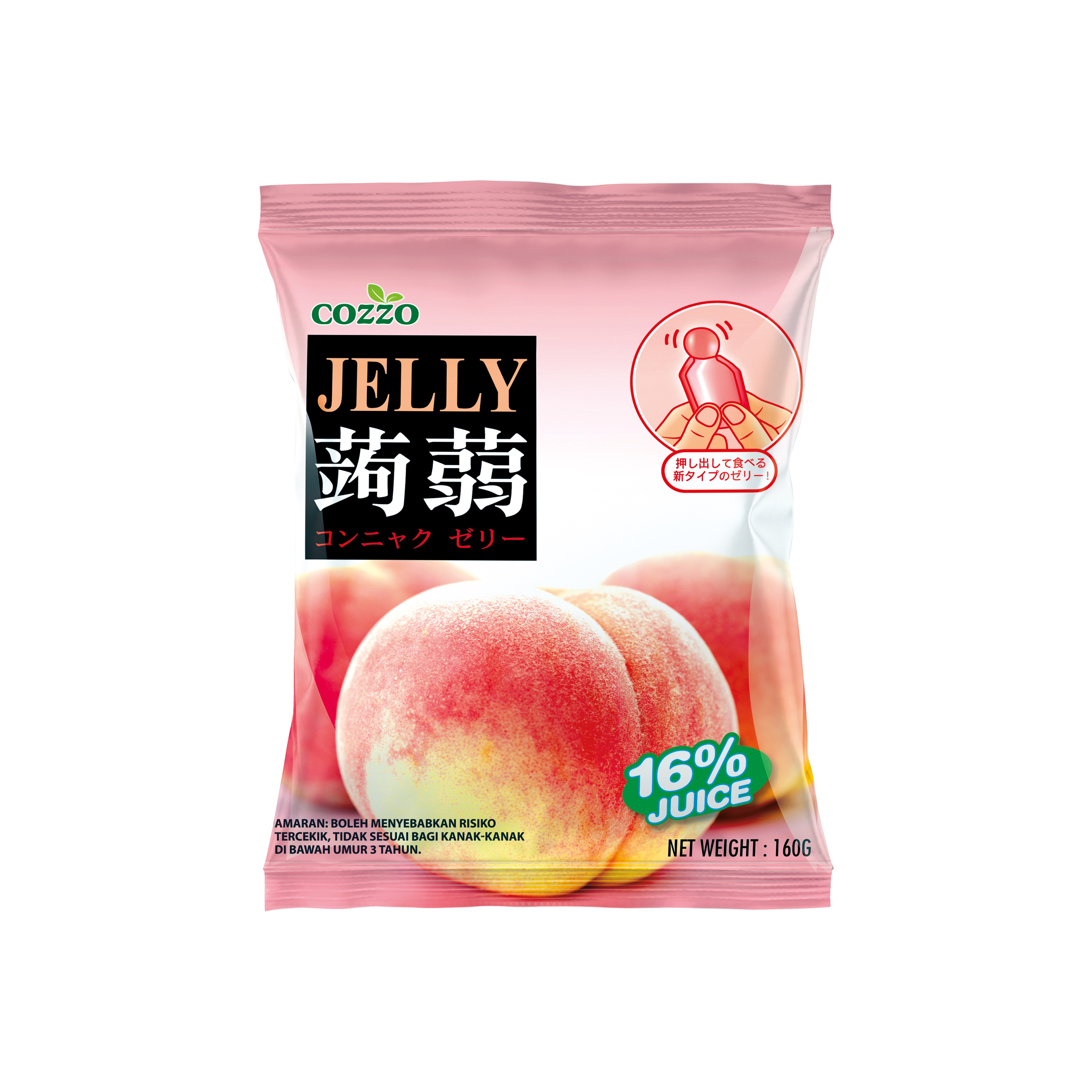 Cozzo Jushida Konnyaku Jelly Peach | myaeon2go